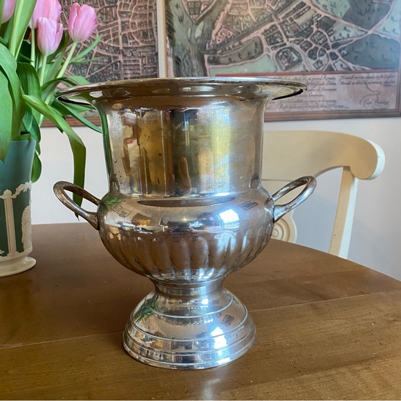 Accents | Vintage Silver Plated Champagne Bucket Trophy Bucket Goodfair ...